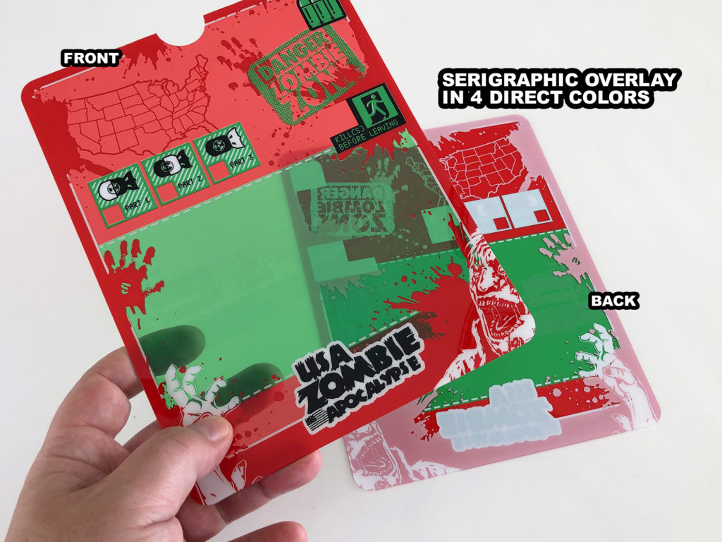 USA ZOMBIE Apocalypse – Red PCB – AR Vectrex